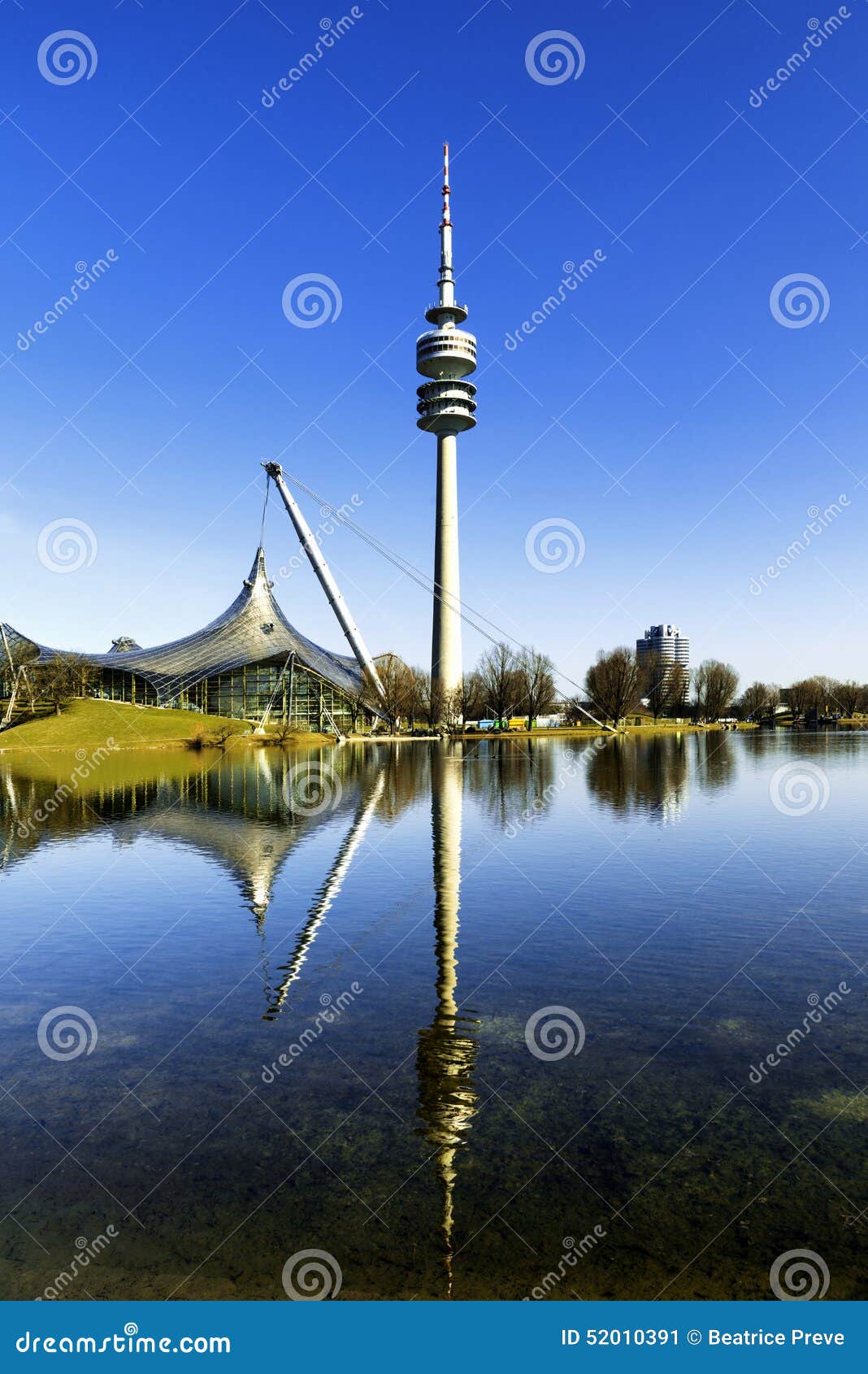 Olympiapark, Munich Olympic Stadium Editorial Photo - Image of marquee ...
