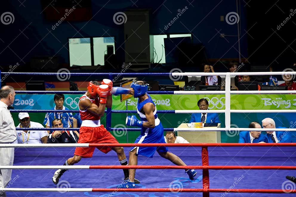 Olympic Boxing Punch editorial photography. Image of compete - 6180382