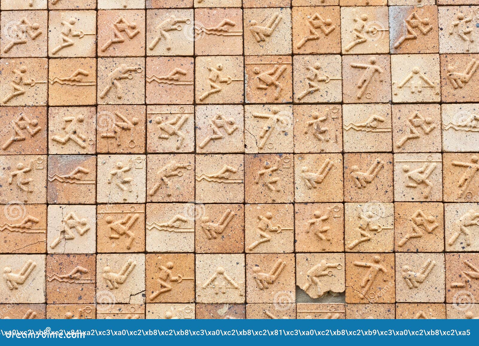 Olympic Brick Texture Background Royalty-Free Stock Photo ...