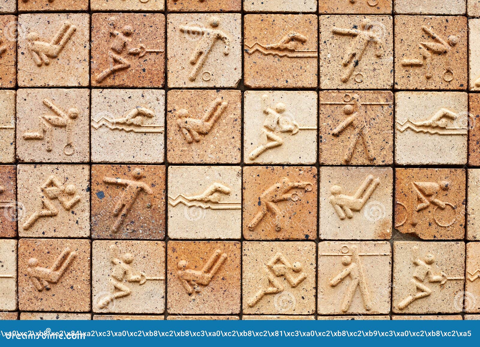 Olympic Brick Texture Background Stock Photo - Image of artistic ...