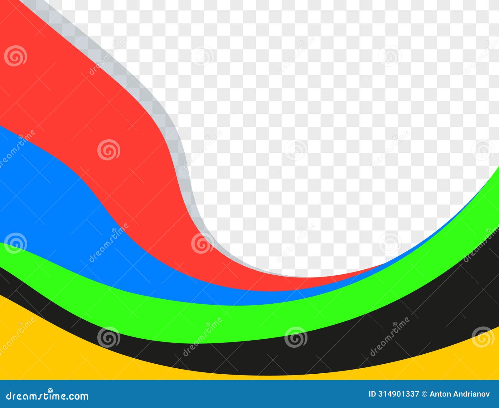 Olympic Colored Background. Abstract Multicolored Background. Vector ...