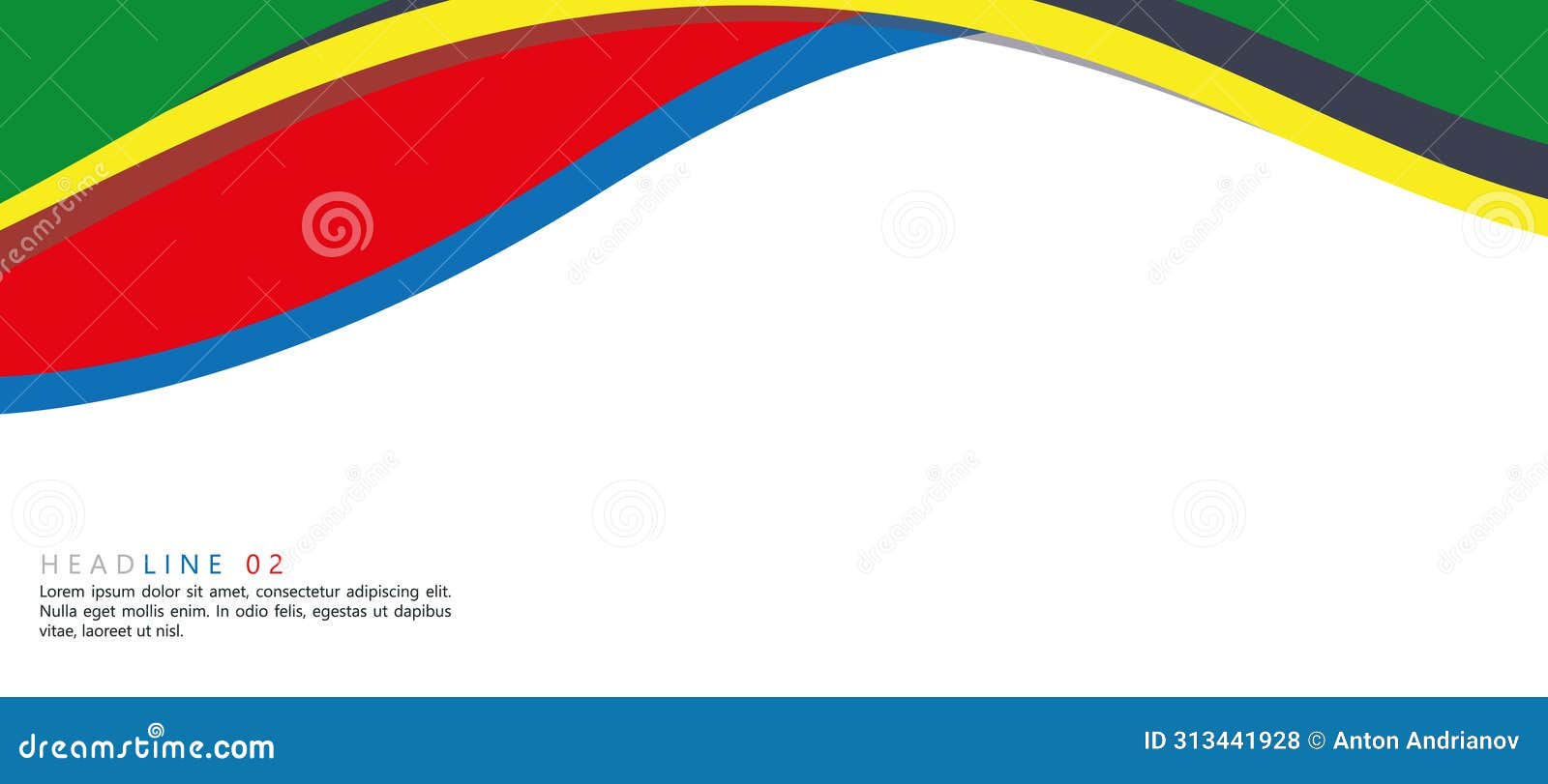 Olympic Colored Background. Abstract Multicolored Background. Vector ...
