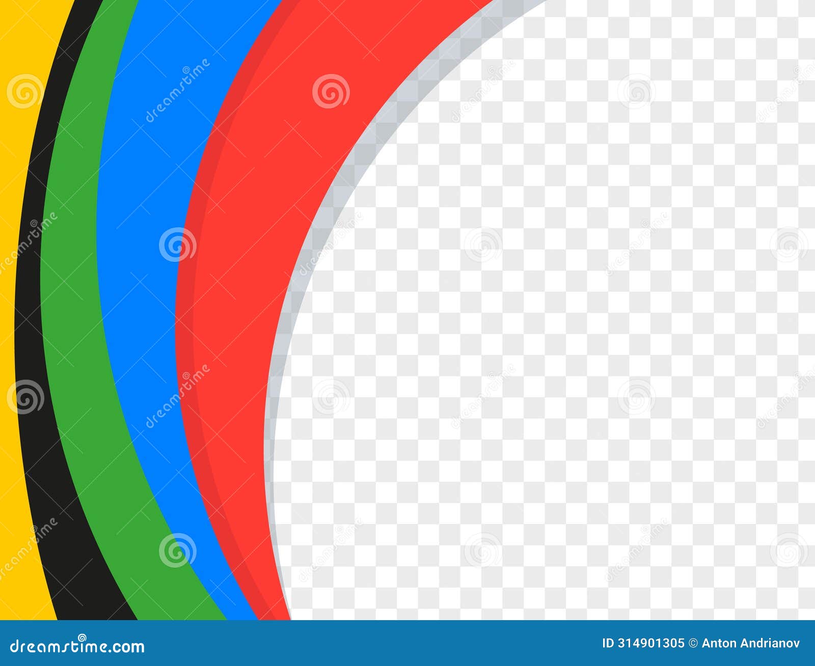 Olympic Colored Background. Abstract Multicolored Background. Vector ...