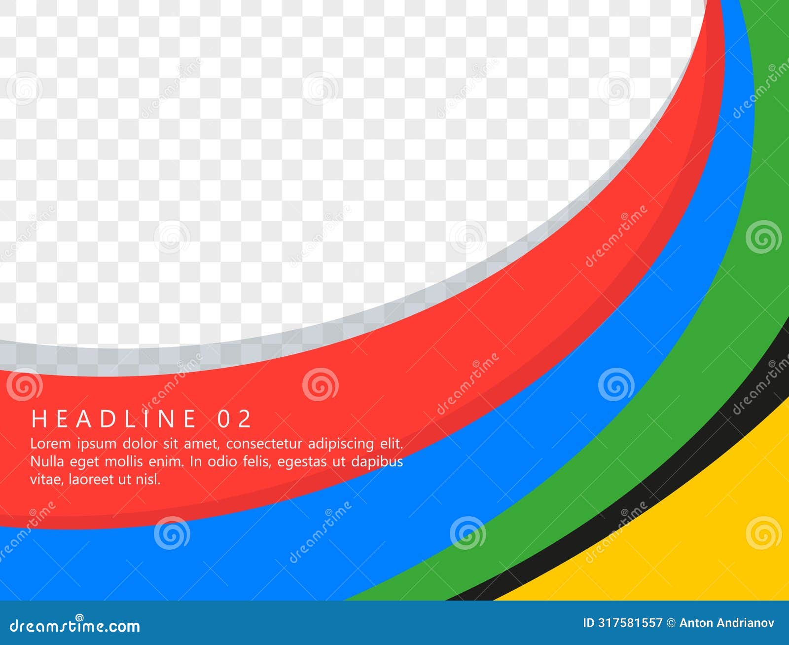 Olympic Colored Background. Abstract Multicolored Background. Vector ...