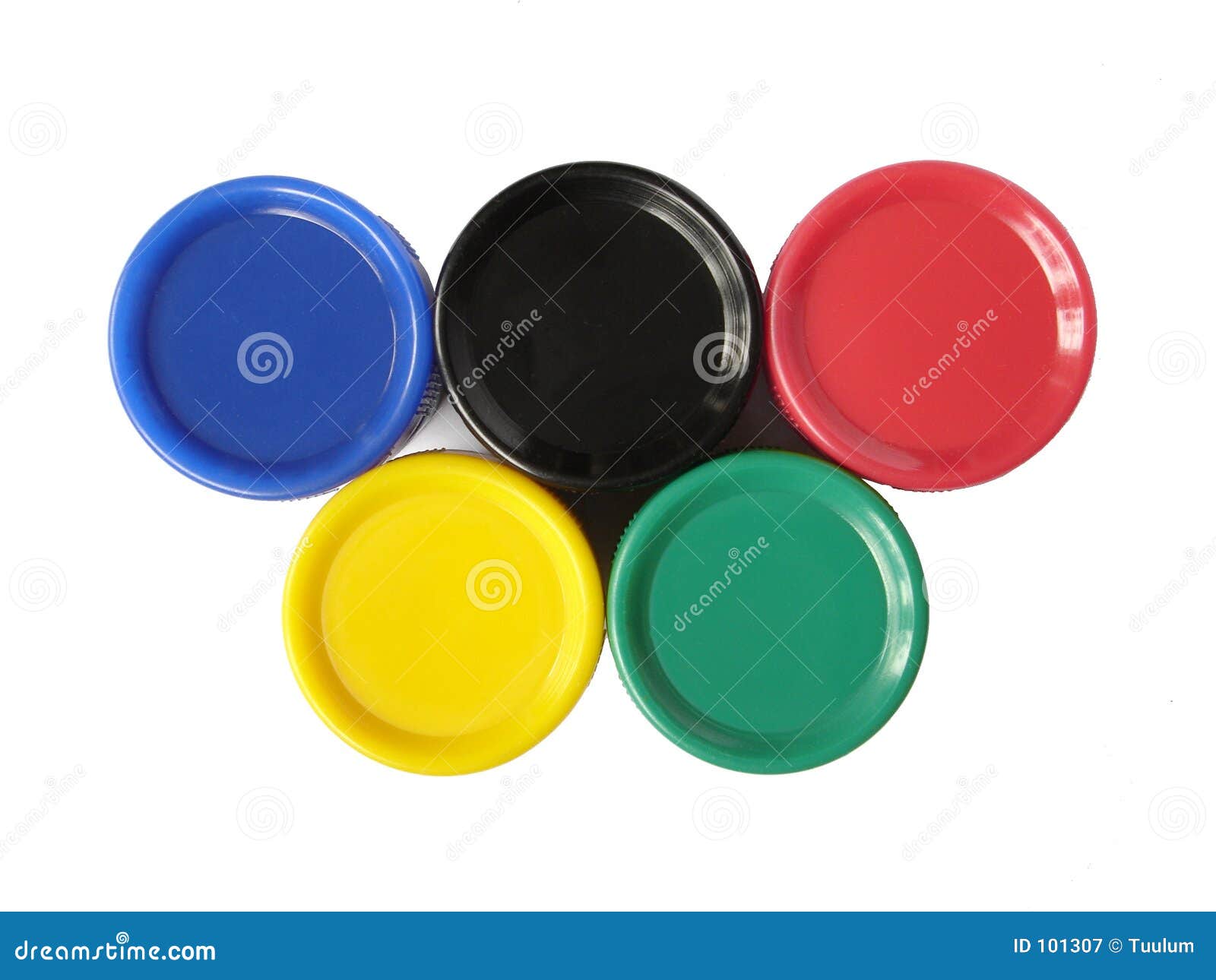 Olympic colors stock illustration. Illustration of background - 101307