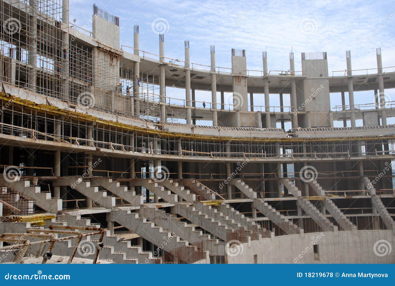 Olympic Construction in Sochi Stock Photo - Image of stillobat ...