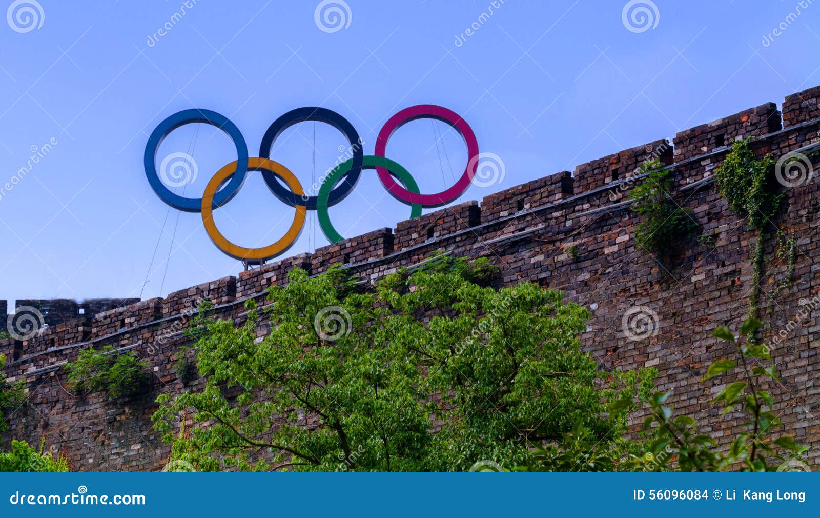 Olympic Flag editorial stock image. Image of peace, physical - 56096084