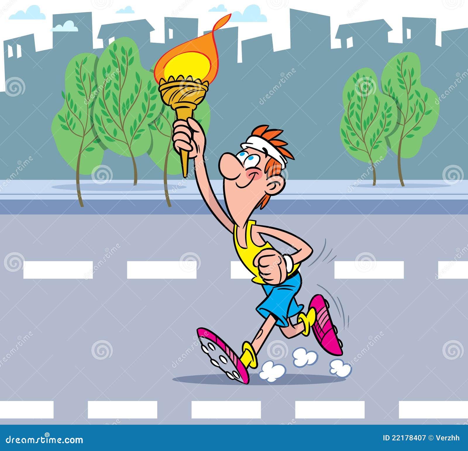Olympic flame stock vector. Illustration of olympics - 22178407
