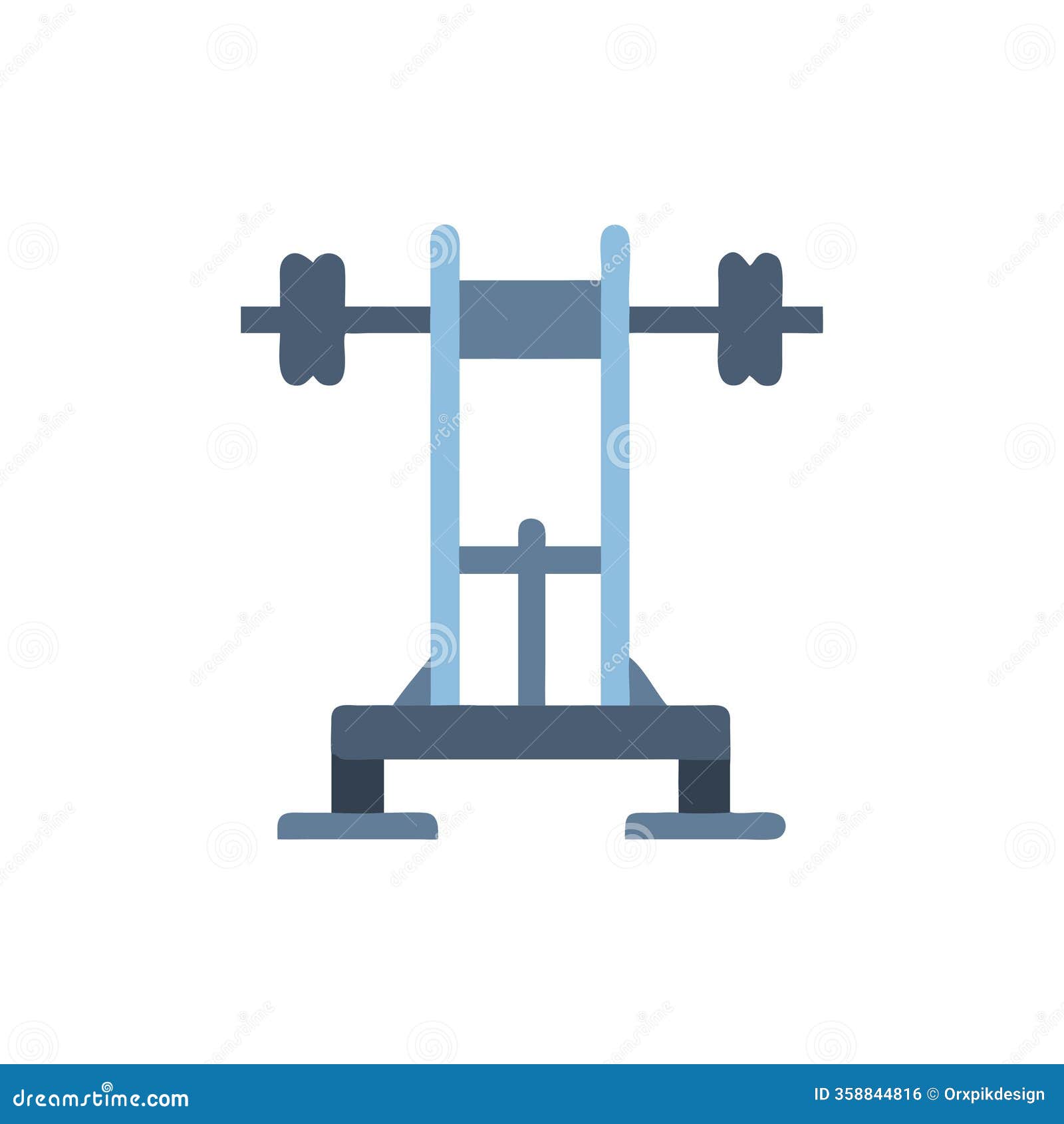 Olympic Lifting Squat Stand Icon Stock Photography | CartoonDealer.com ...