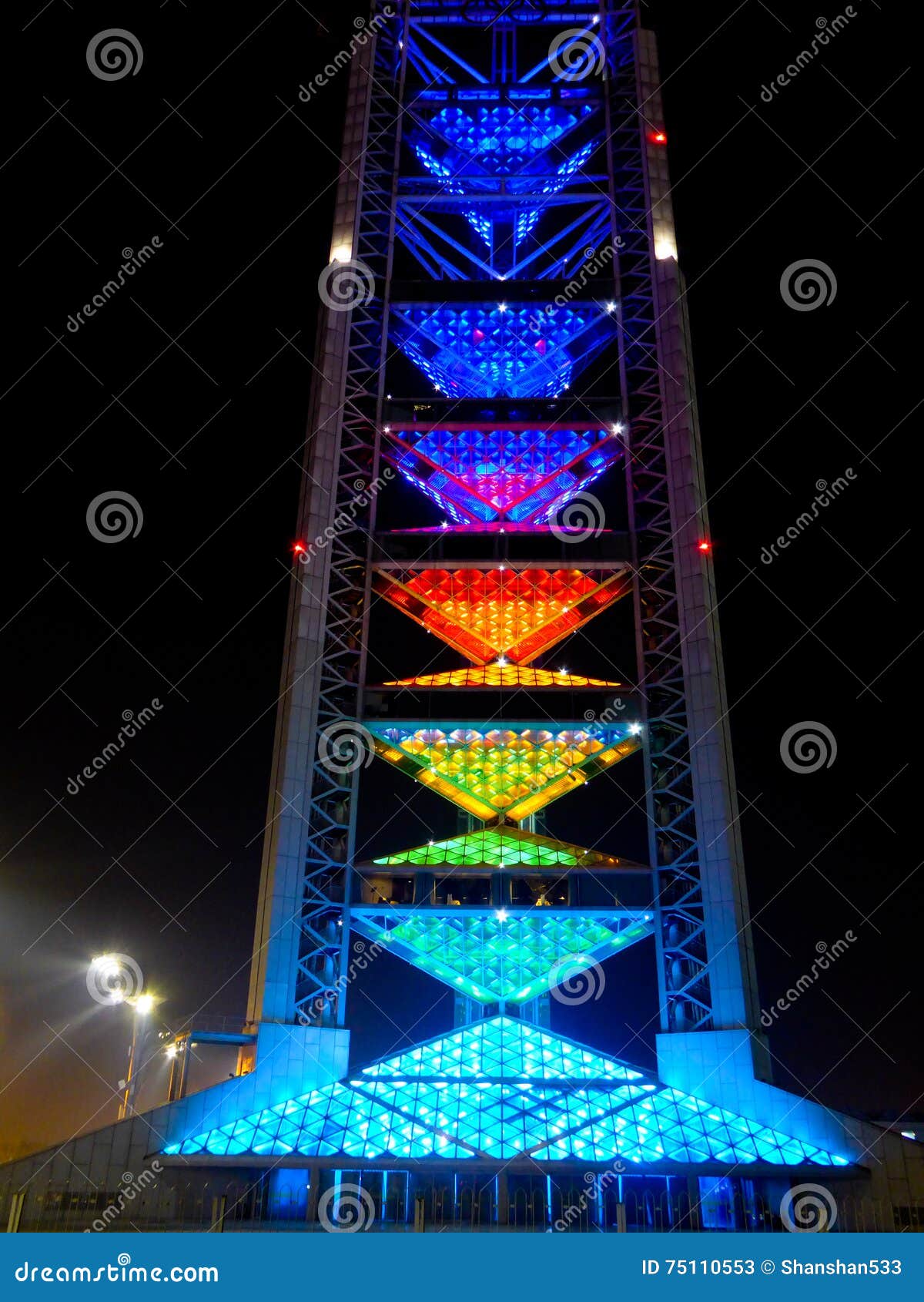 The Olympic Multi-functional Studio Tower-Linglong Tower Editorial ...