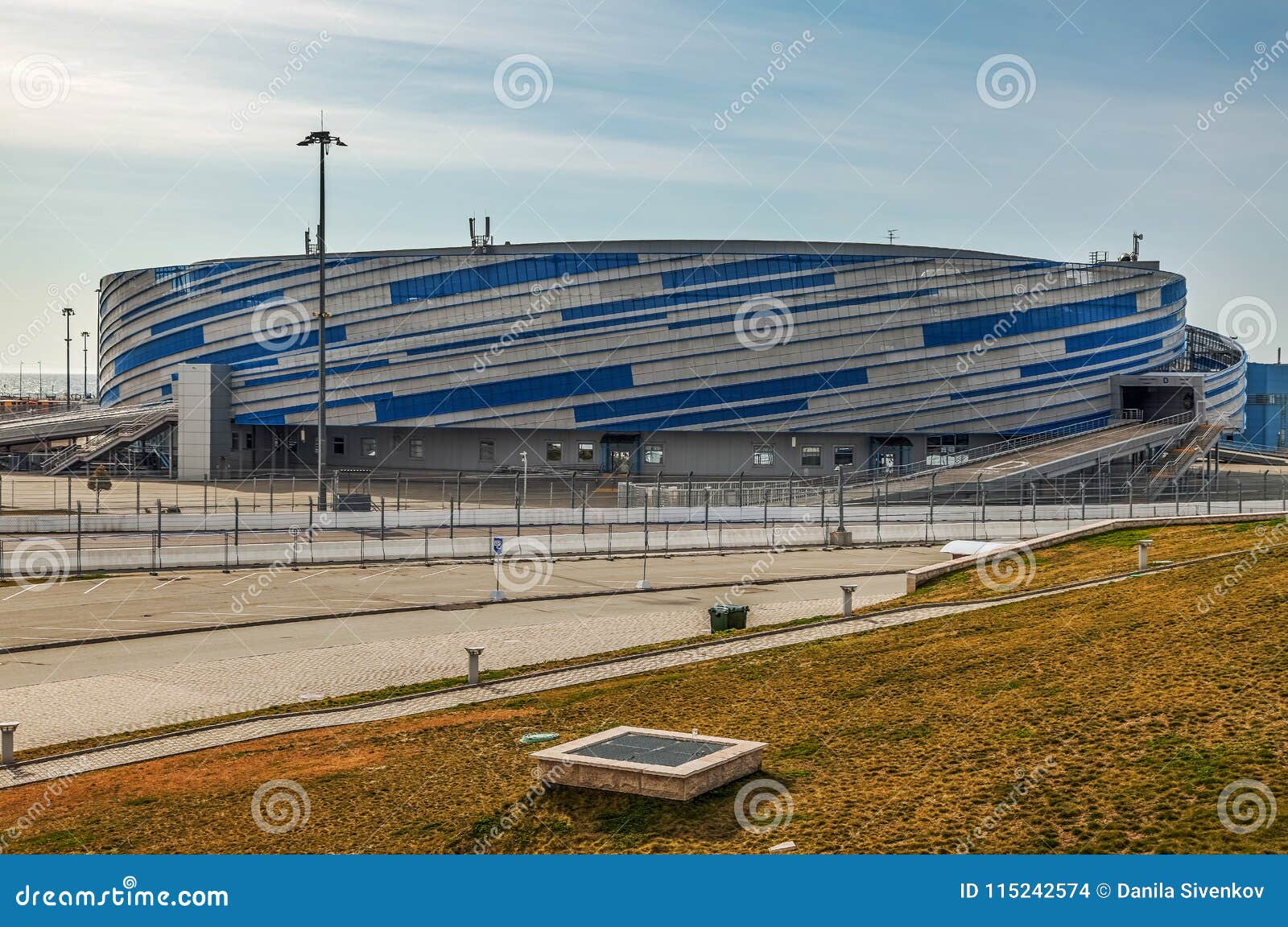 SOCHI, RUSSIA - FEBRUARY 25, 2017: Ice Arena the Puck. Stock Photo ...