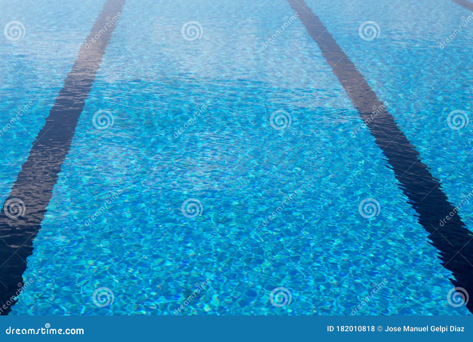 Olympic Pool with a Blue Water Stock Photo - Image of view, outdoor ...
