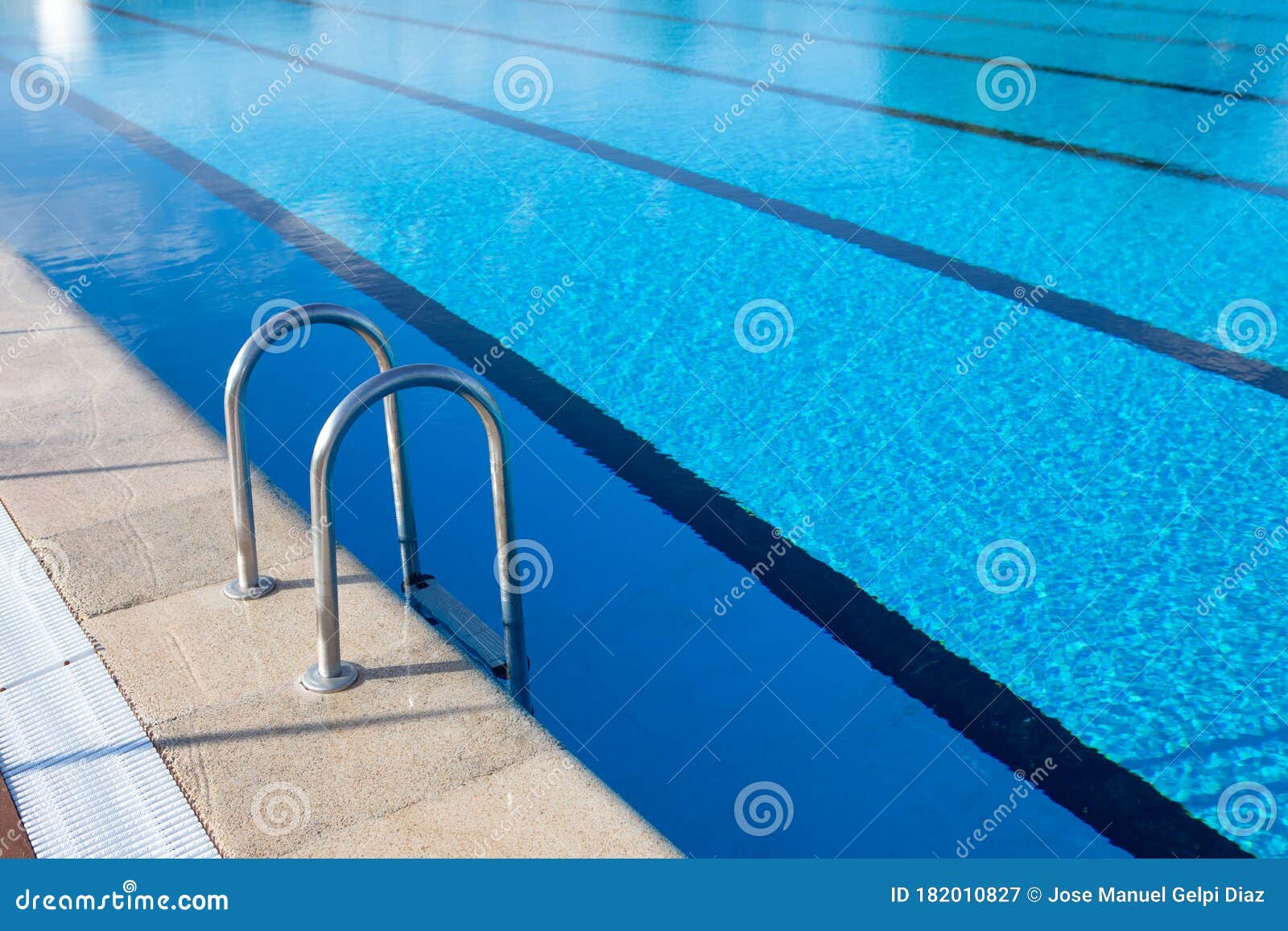 Olympic Pool with a Blue Water Stock Image - Image of hotel, lifestyle ...