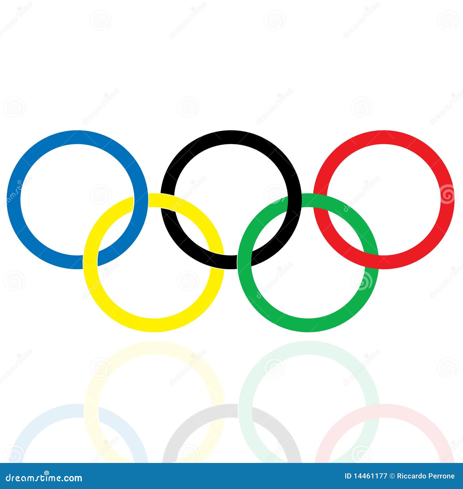 Olympic rings editorial photography. Image of success - 14461177