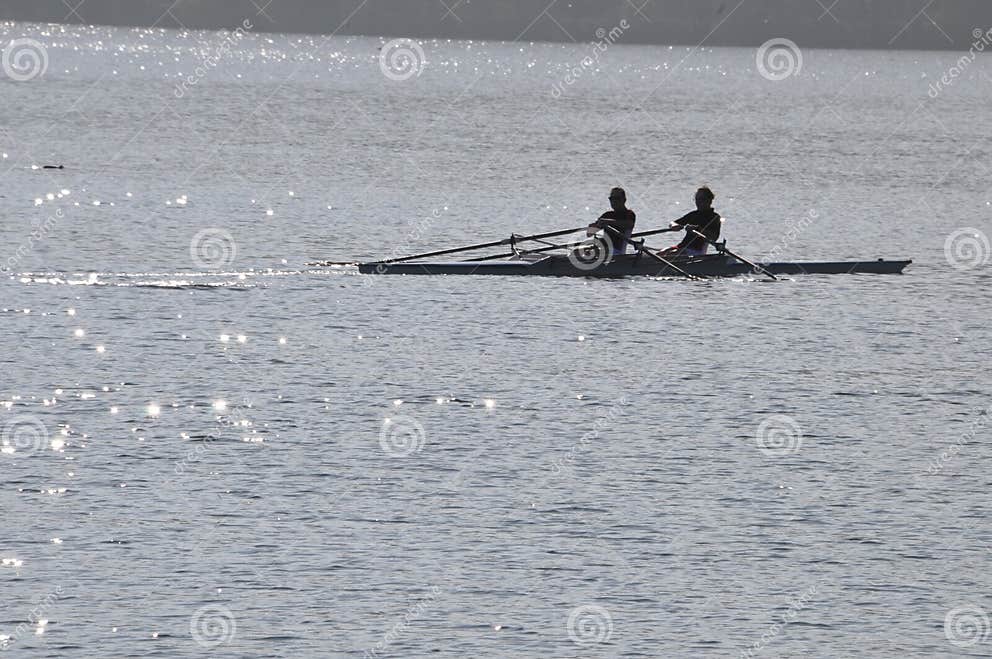 Olympic rowing boat editorial image. Image of rower, reflection - 91200610
