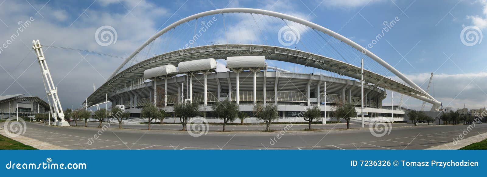 Olympic Stadium in Athens editorial photo. Image of architecture - 7236326