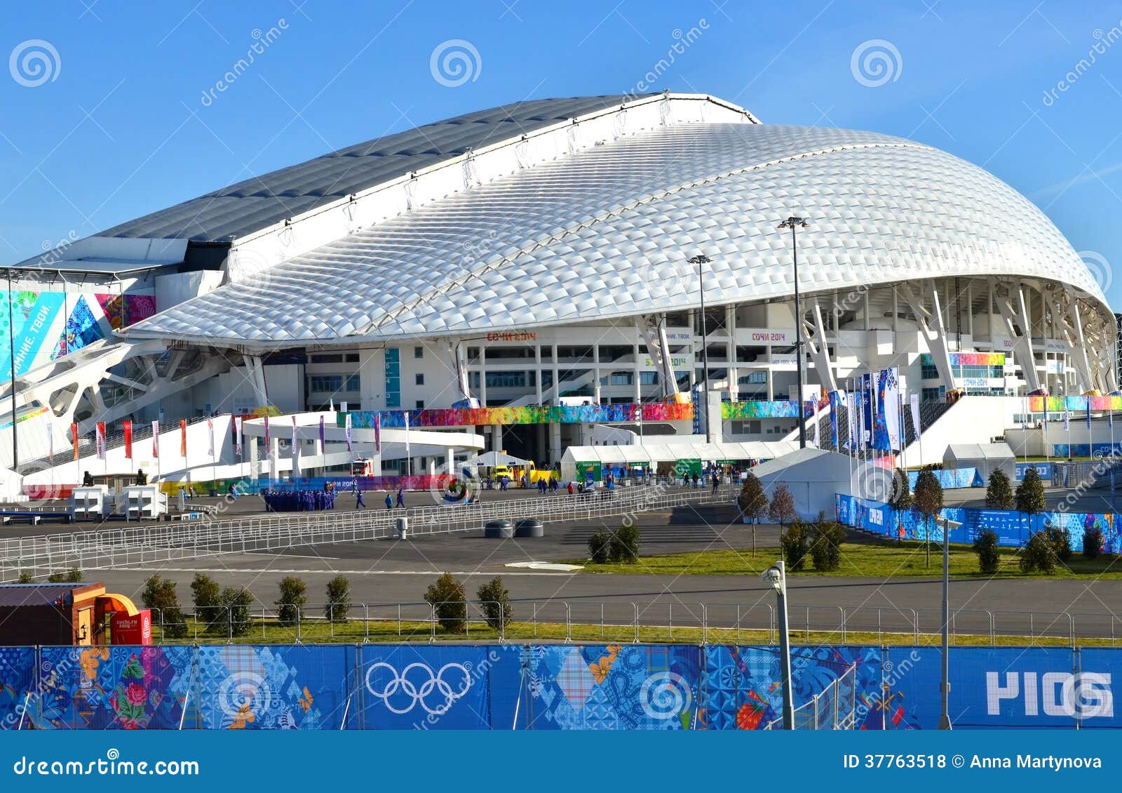 Olympic Stadium Fisht in Sochi, Russia Editorial Stock Photo - Image of ...