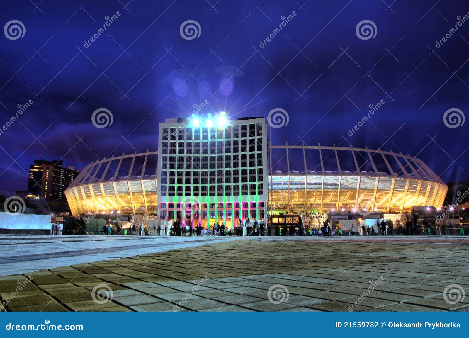Olympic Stadium in Kyiv, Ukraine Editorial Photography - Image of game ...