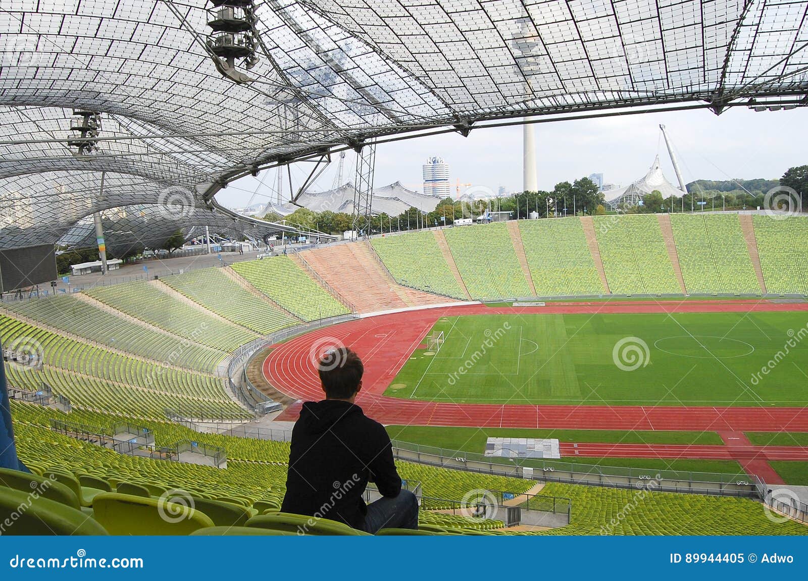 Olympic Stadium - Munich - Germany Editorial Image - Image of game ...