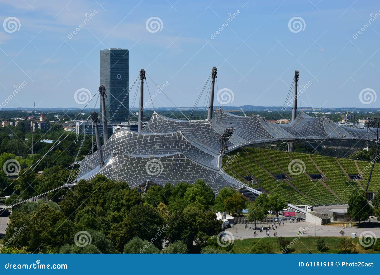 Olympic Stadium in Munich, Germany Editorial Stock Photo - Image of ...