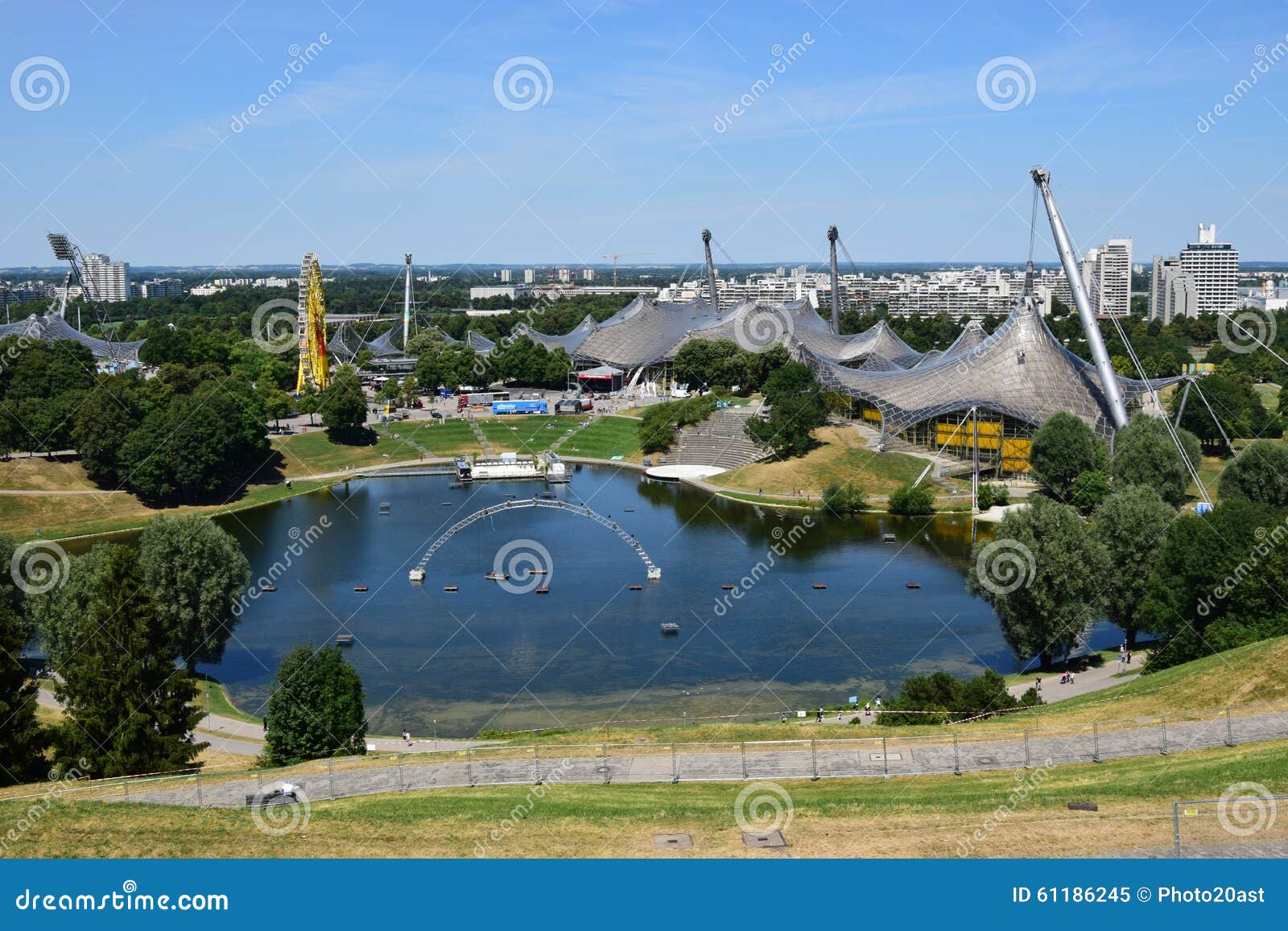 Olympic Stadium in Munich, Germany Editorial Image - Image of munich ...