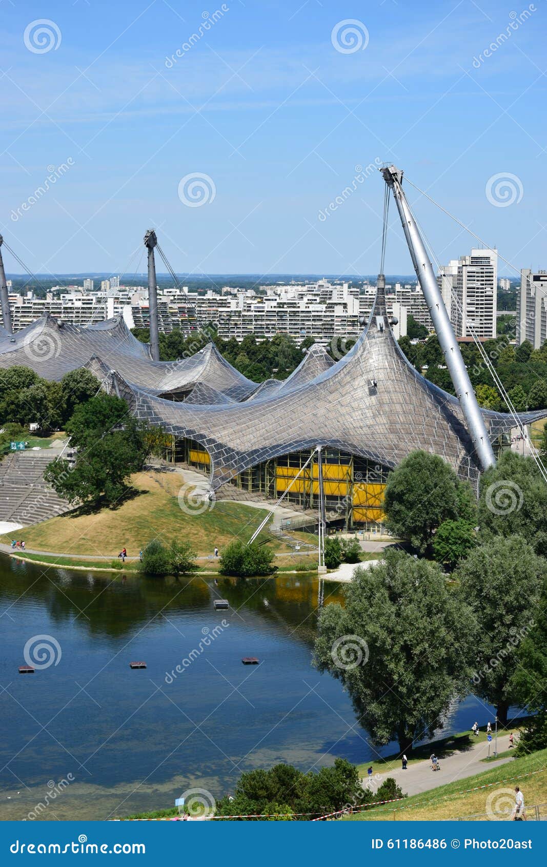 Olympic Stadium in Munich, Germany Editorial Photo - Image of modern ...