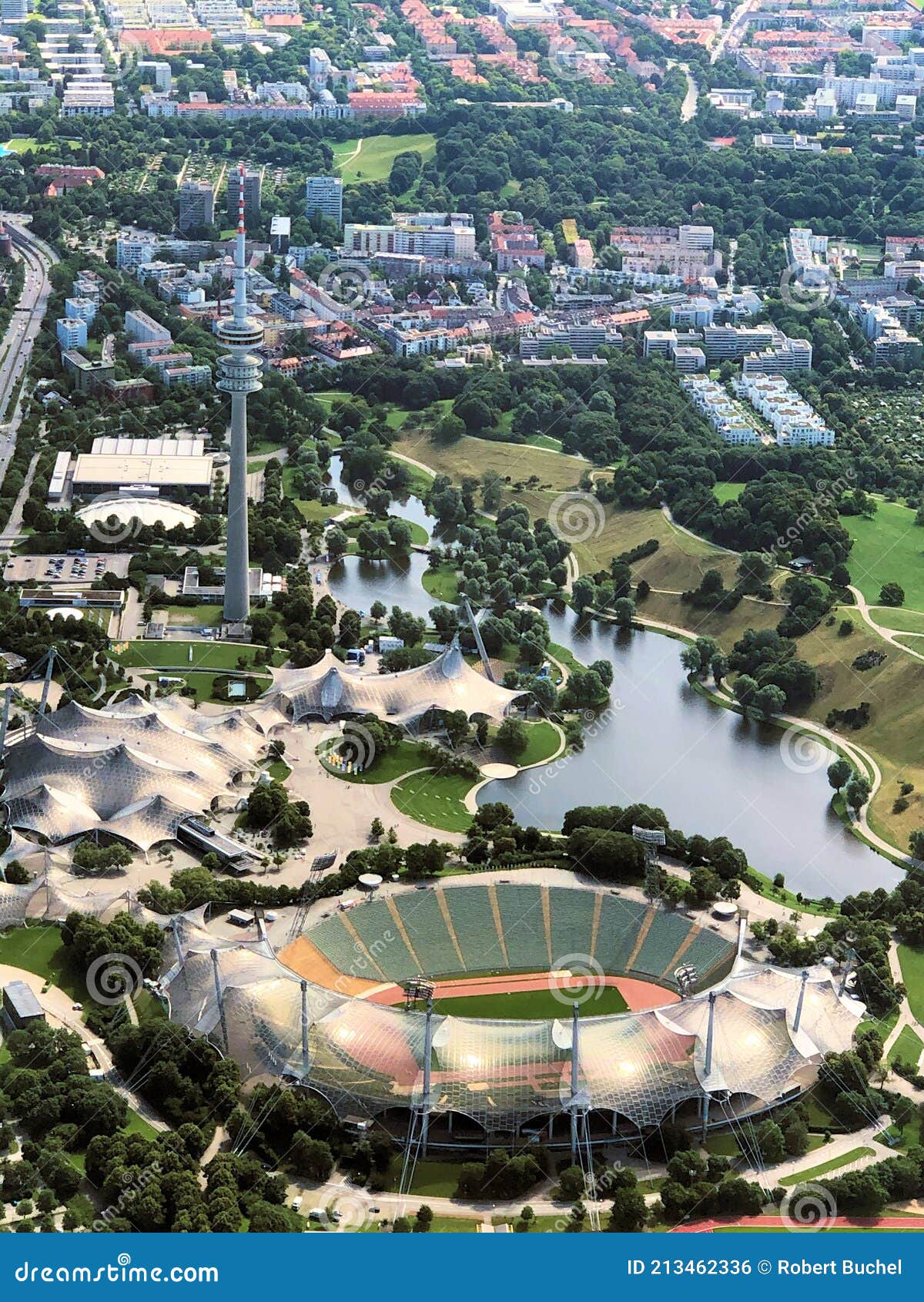 Olympic Stadium in Munich in Germany 5.7.2020 Editorial Photo - Image ...