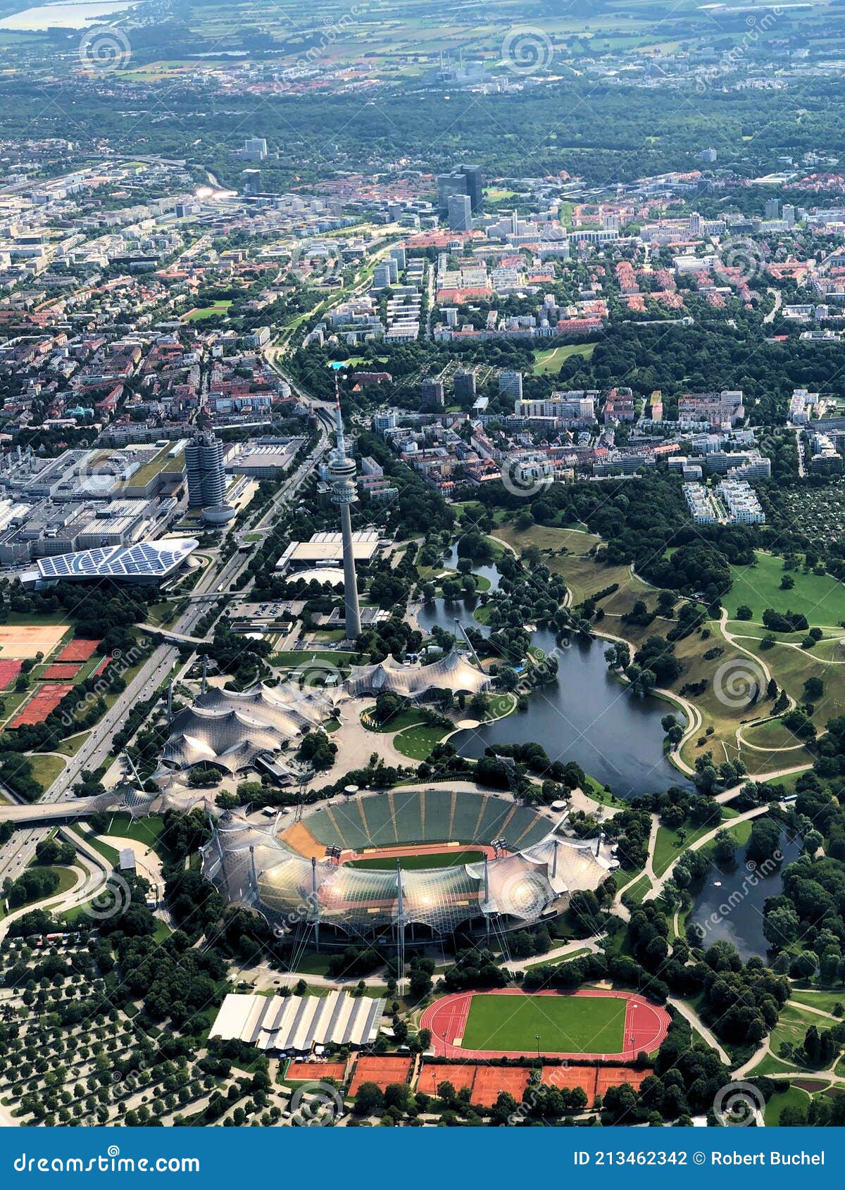 Olympic Stadium in Munich in Germany 5.7.2020 Editorial Photography ...