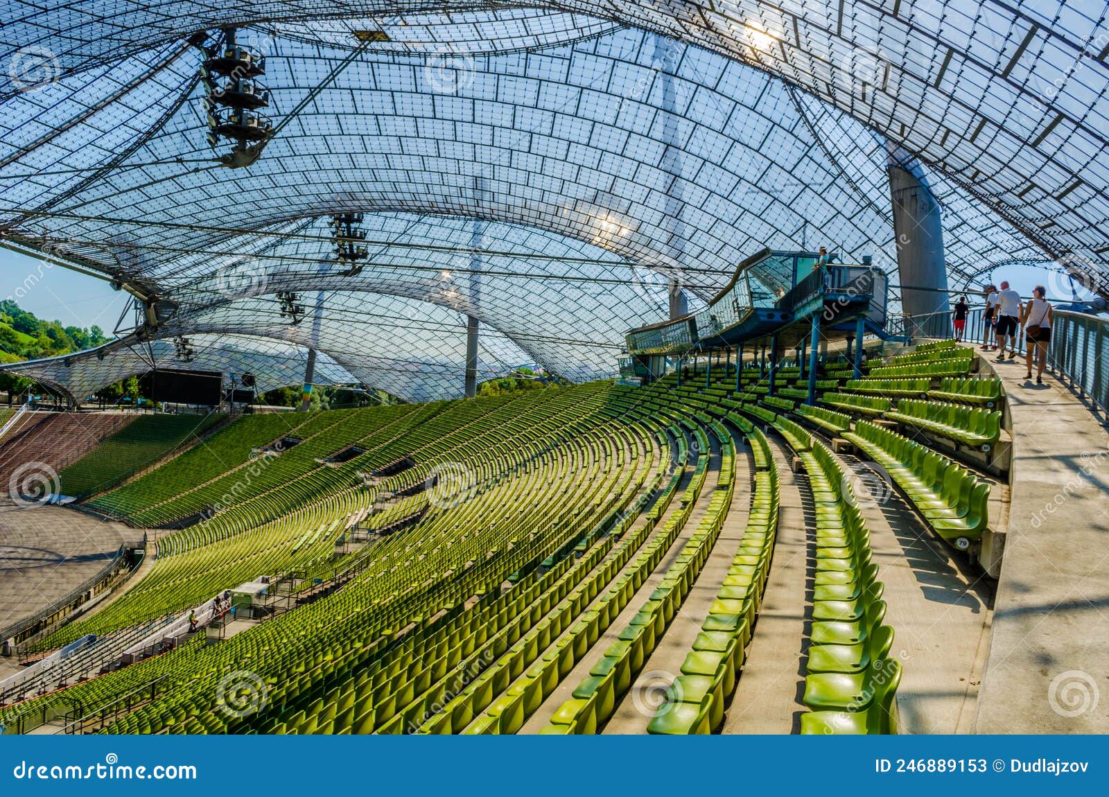 The Olympic Stadium in Munich in Germany...IMAGE Editorial Stock Photo ...