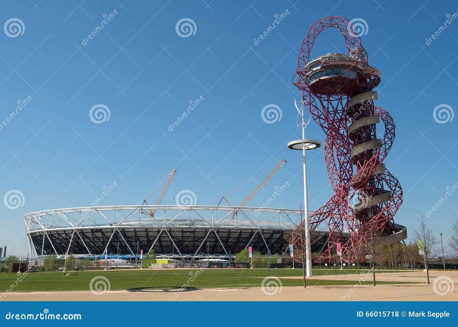 Olympic Stadium and Orbit editorial stock photo. Image of arcelormittal ...