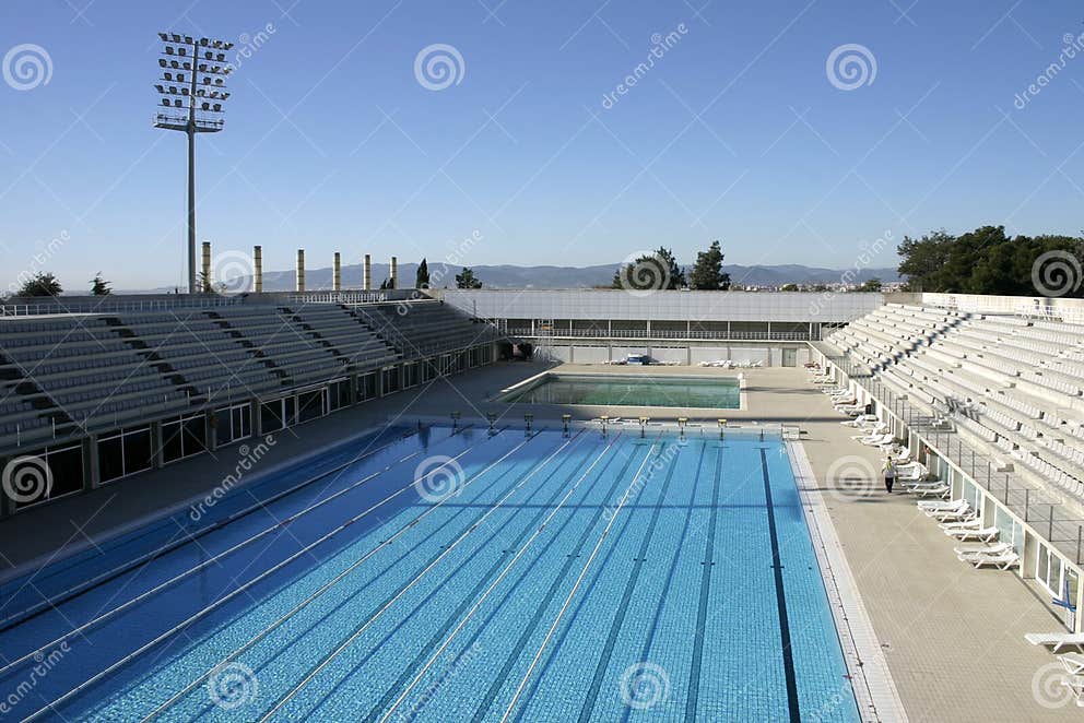 Olympic Swimming Pool stock photo. Image of sport, swimming - 4076888