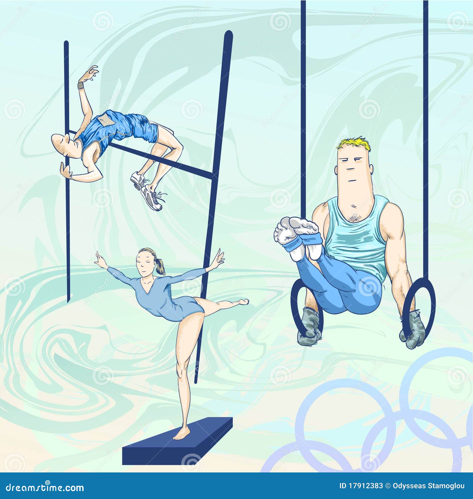 Olympic toons - pack 1 stock vector. Illustration of event - 17912383