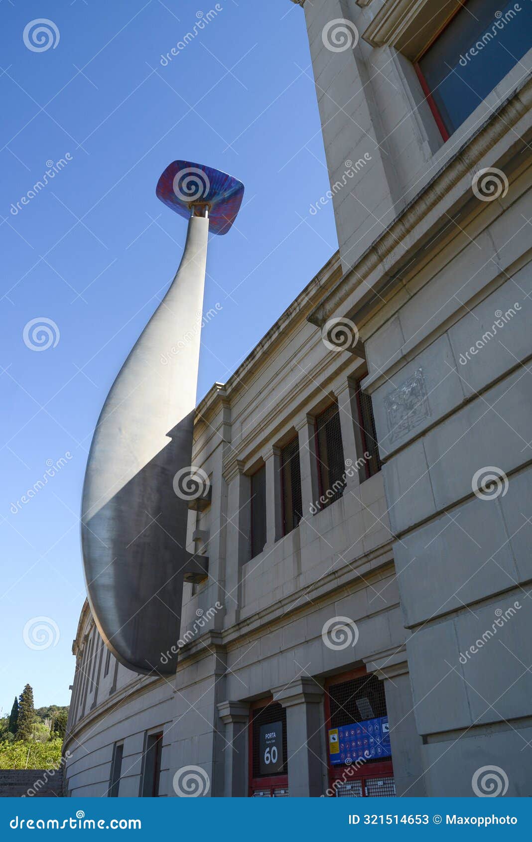 Olympic Torch - Barcelona Summer Olympic Games in 1992 Stock Image ...