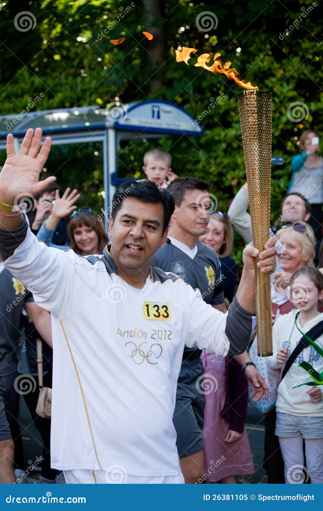 Olympic Torch London 2012 editorial image. Image of torch - 26381105