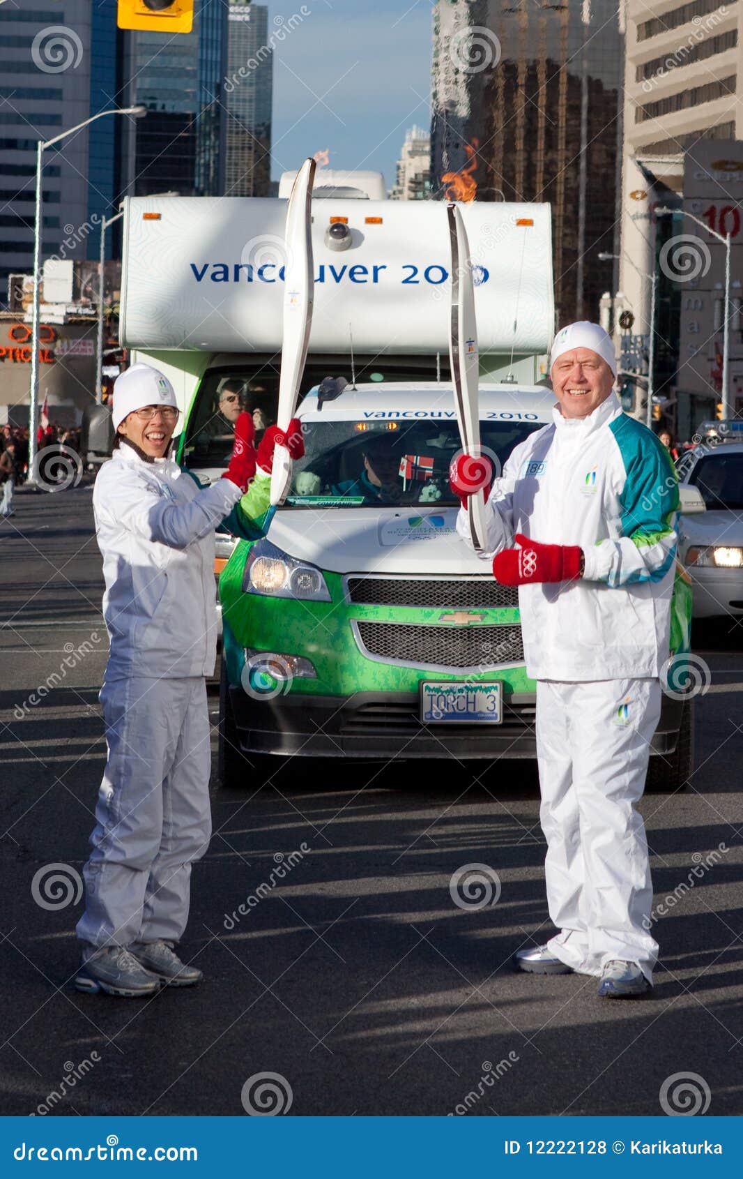 Olympic Torch Handover Ceremon Editorial Photo | CartoonDealer.com #4741221