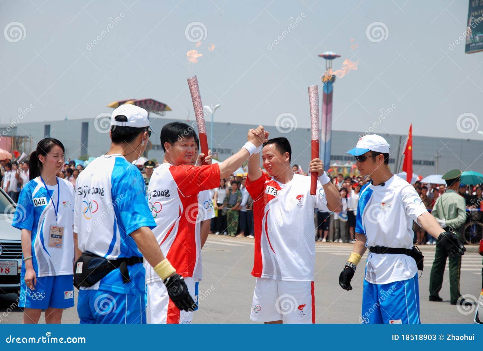 Olympic Torch Relay editorial stock photo. Image of events - 18518903