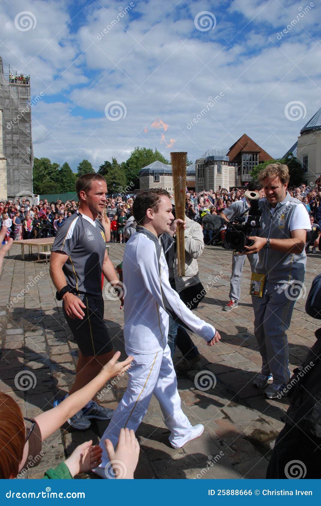 Olympic Torch Relay editorial photo. Image of sport, venue - 25888666