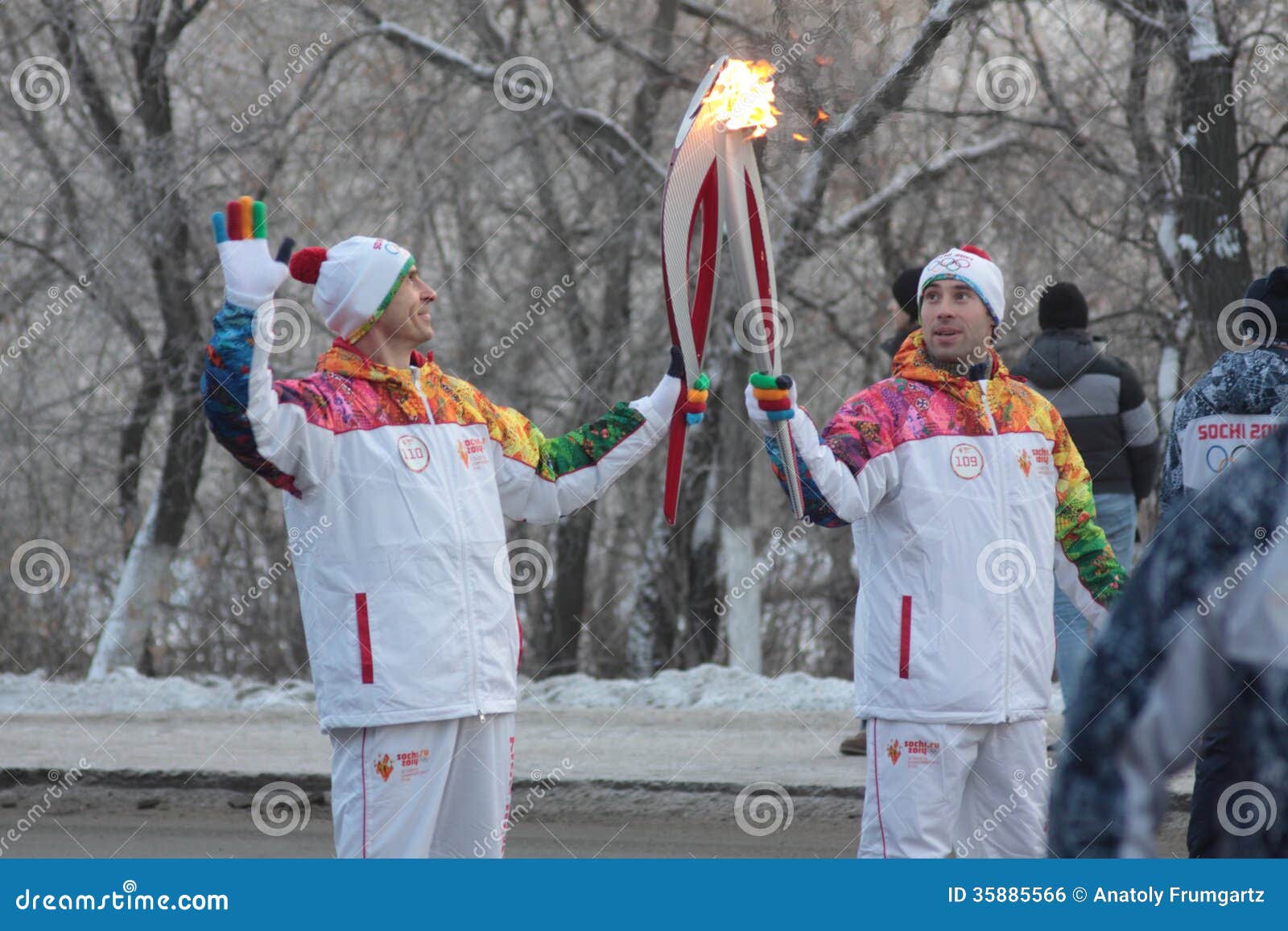 Olympic Torch Handover Ceremony Editorial Photo | CartoonDealer.com ...
