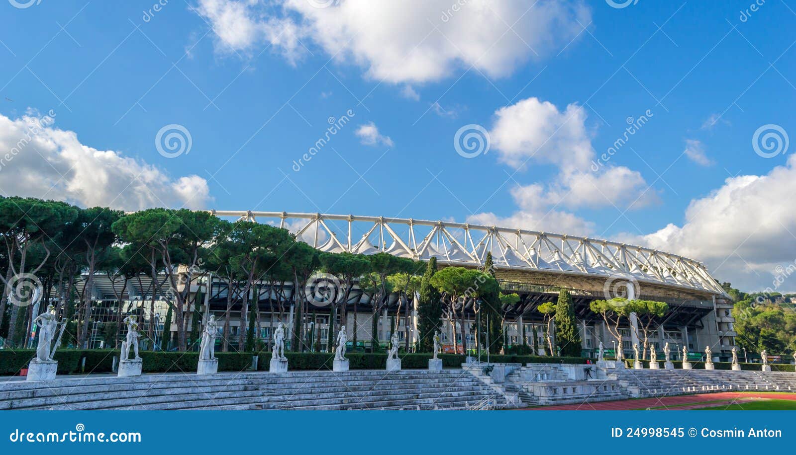 Olympico Stadium, Rome, Italy Editorial Image - Image of olimpic ...