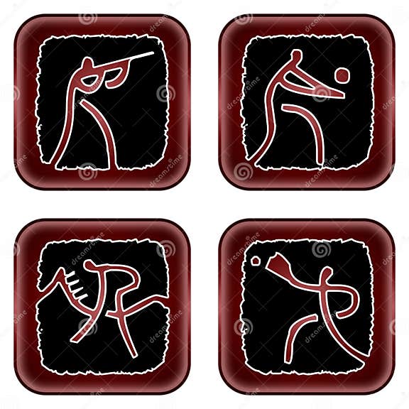 Olympicons stock illustration. Illustration of lines, boat - 5602798