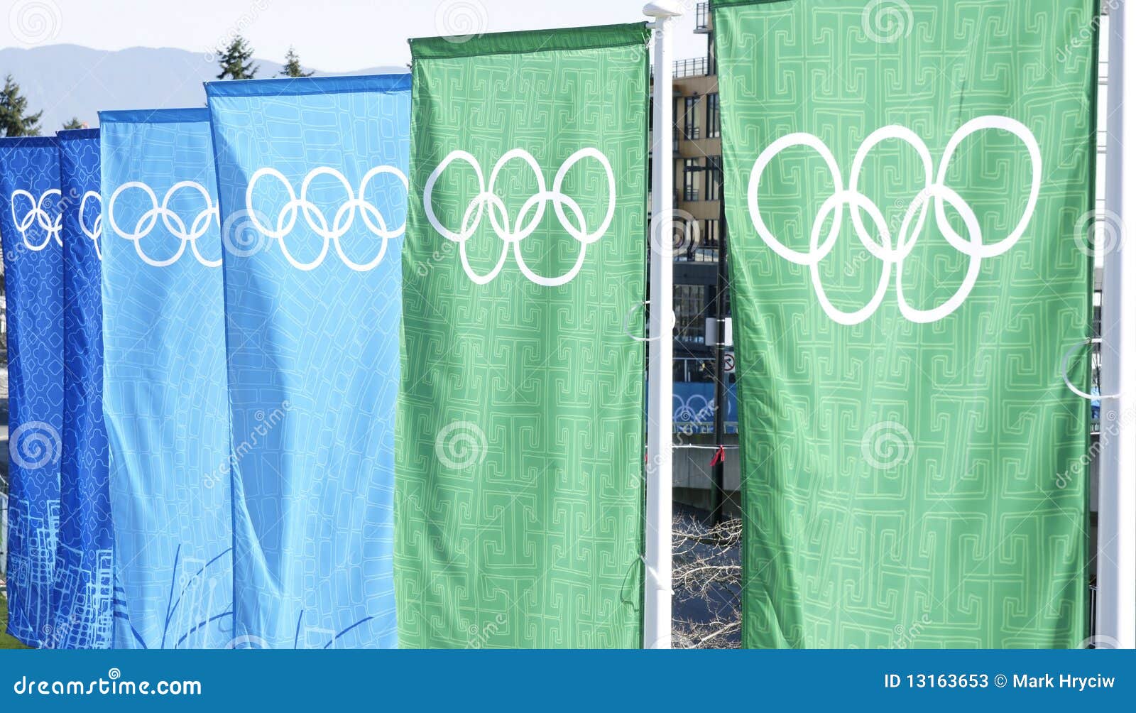 Olympics Banners Vancouver editorial stock photo. Image of canada ...