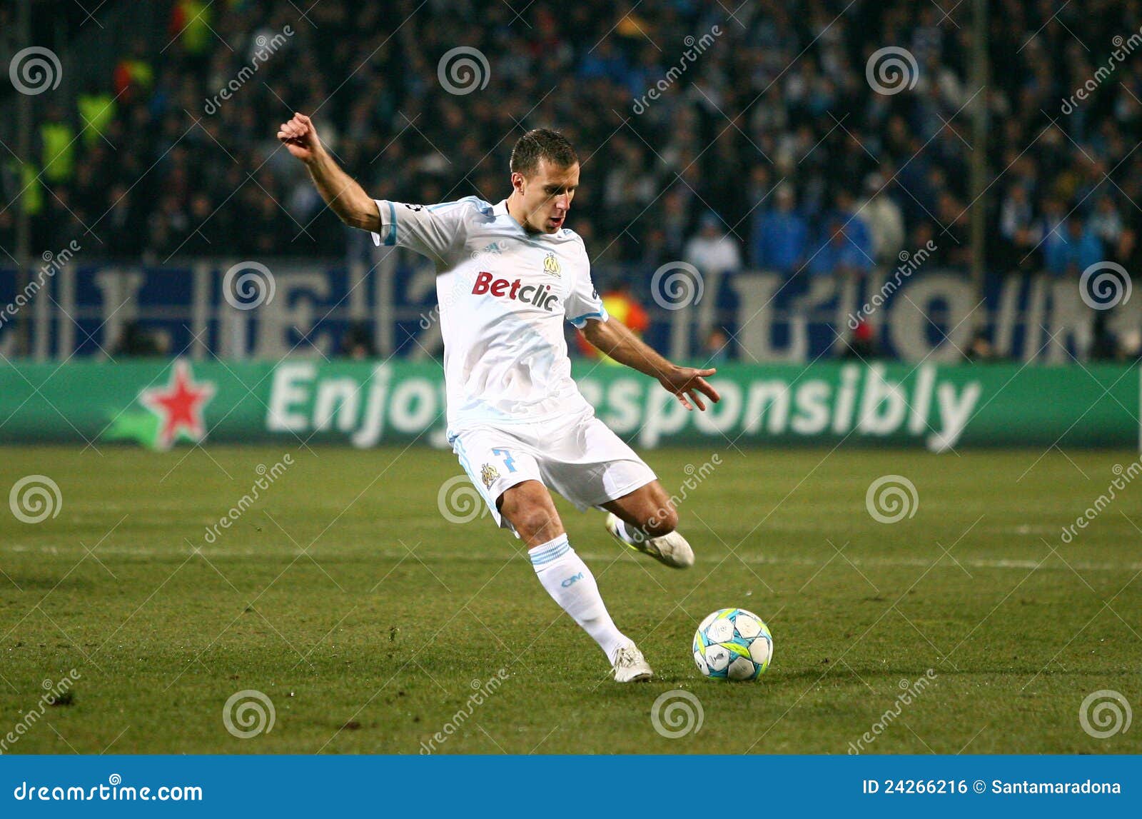 Olympique De Marseille S Benoit Cheyrou Editorial Photo - Image of ...
