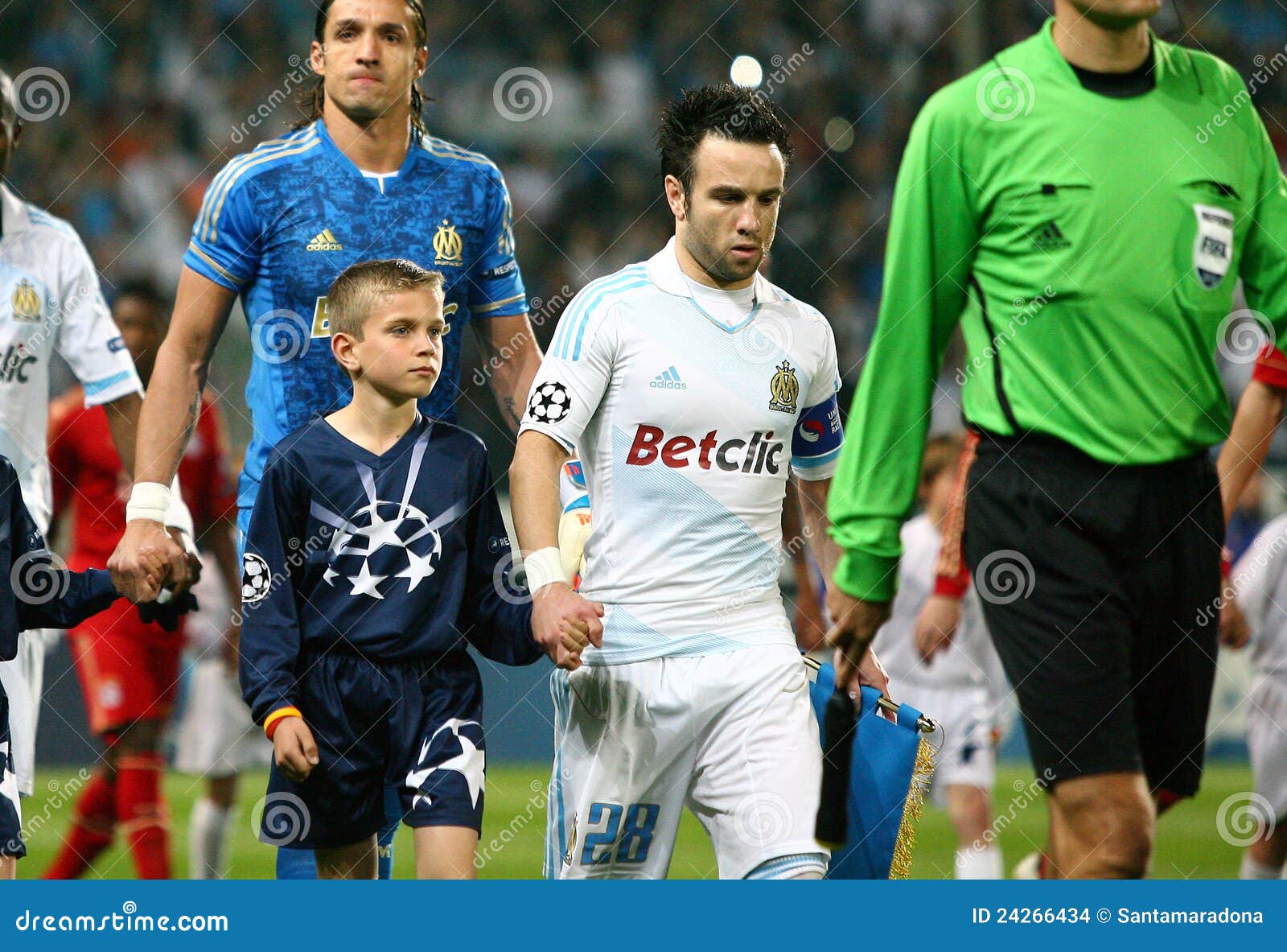 Olympique De Marseille S Mathieu Valbuena Editorial Stock Image - Image ...