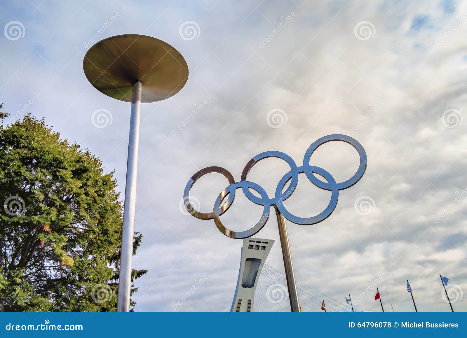 Olympische Ringen redactionele stock foto. Image of wereld - 64796078