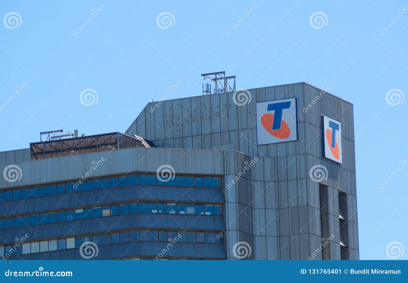 The Facade Building of Telstra Corporation Limited is Australia`s ...