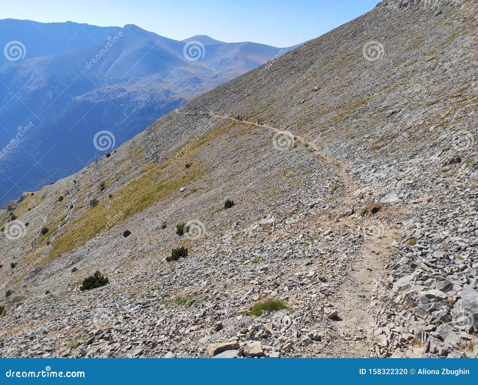 Olympus mountain stock photo. Image of olympus, mountain - 158322320