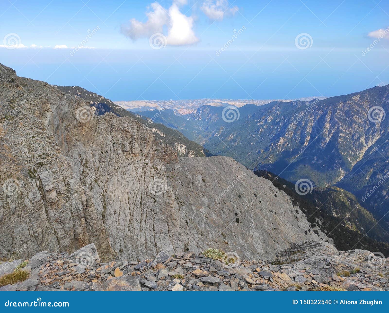 Olympus mountain stock photo. Image of view, olympus - 158322540