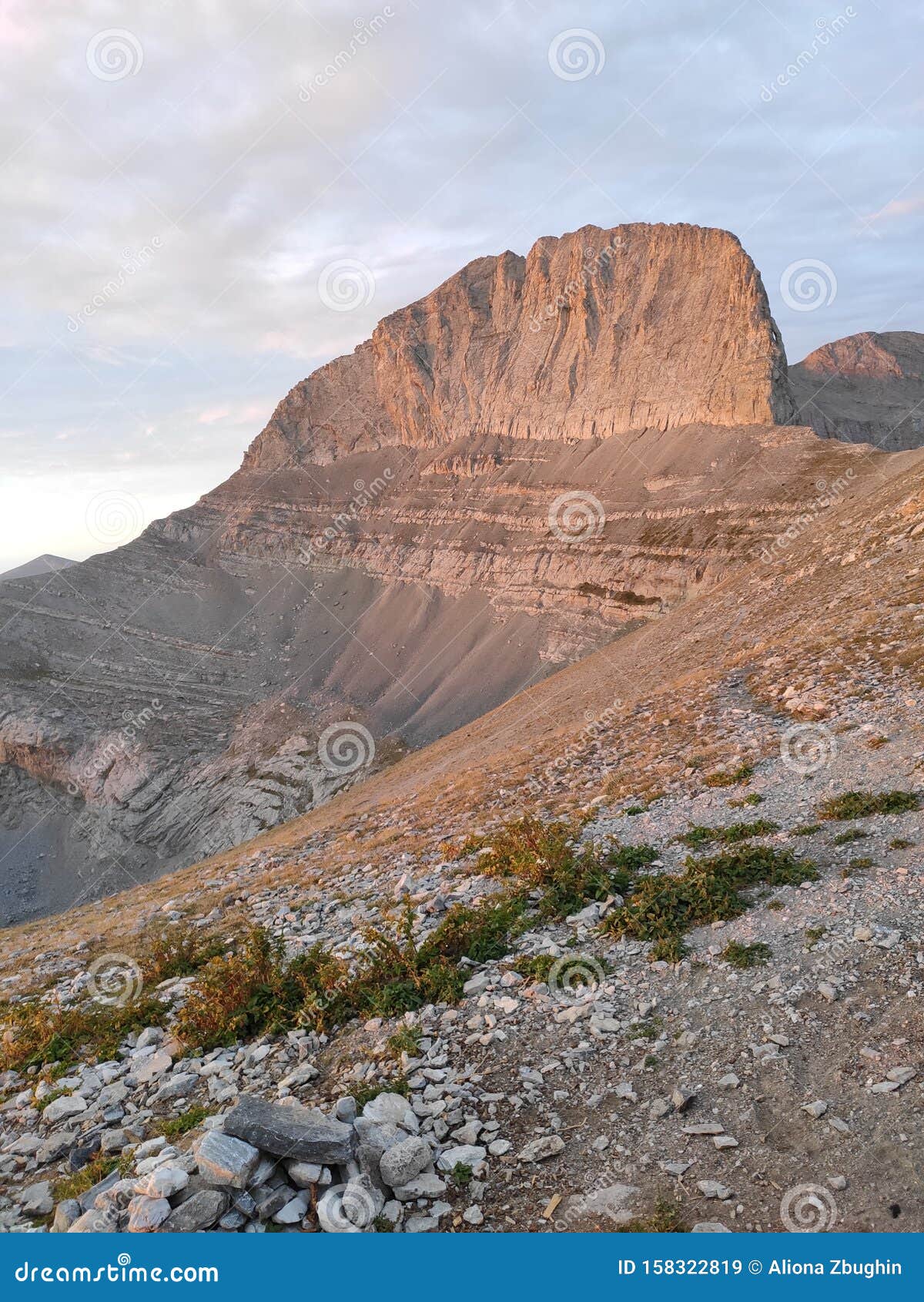 Olympus mountain stock image. Image of greece, forest - 158322819