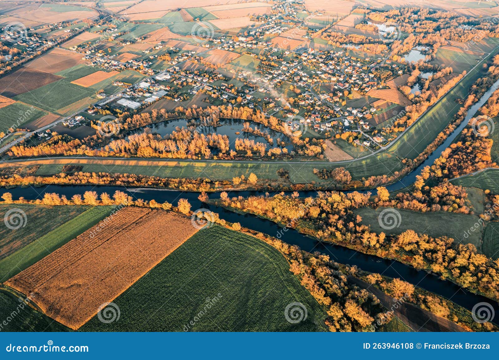 Olza Flows into the Oder River, Both Rivers Mark the Border of Poland ...