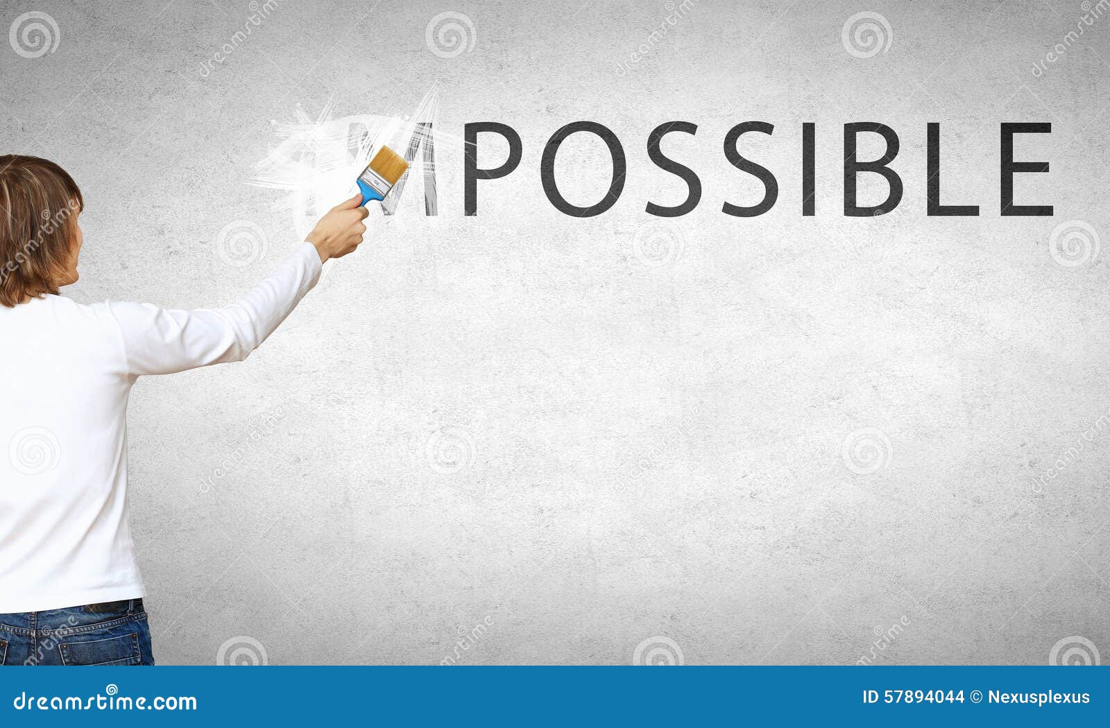 Omöjligt ingenting arkivfoto. Bild av motivering, framsteg - 57894044